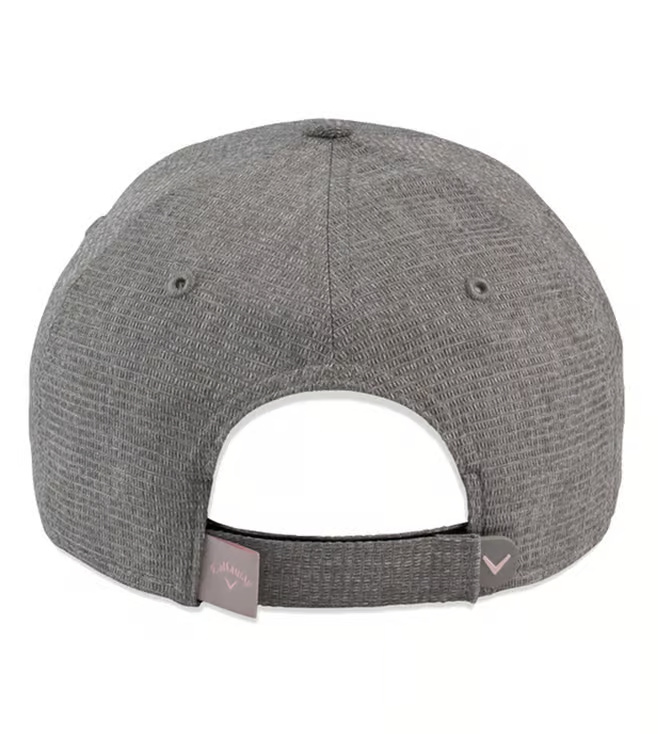 Callaway Golf Heather Grey & Pink Logo Liquid Metal Cap - Golf Mart India