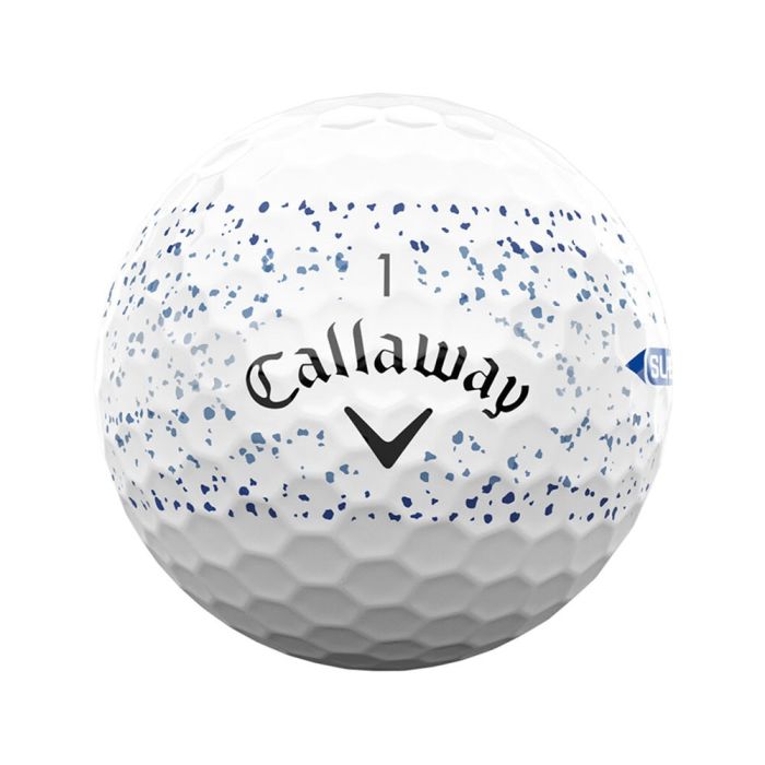 Callaway Supersoft Splatter 360 Golf Balls - White/Blue - Golf Mart India